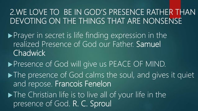 Aiming what is necessary to god | PPTX | Christianity | Religion ...