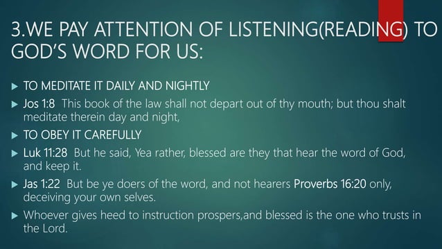 Aiming what is necessary to god | PPT