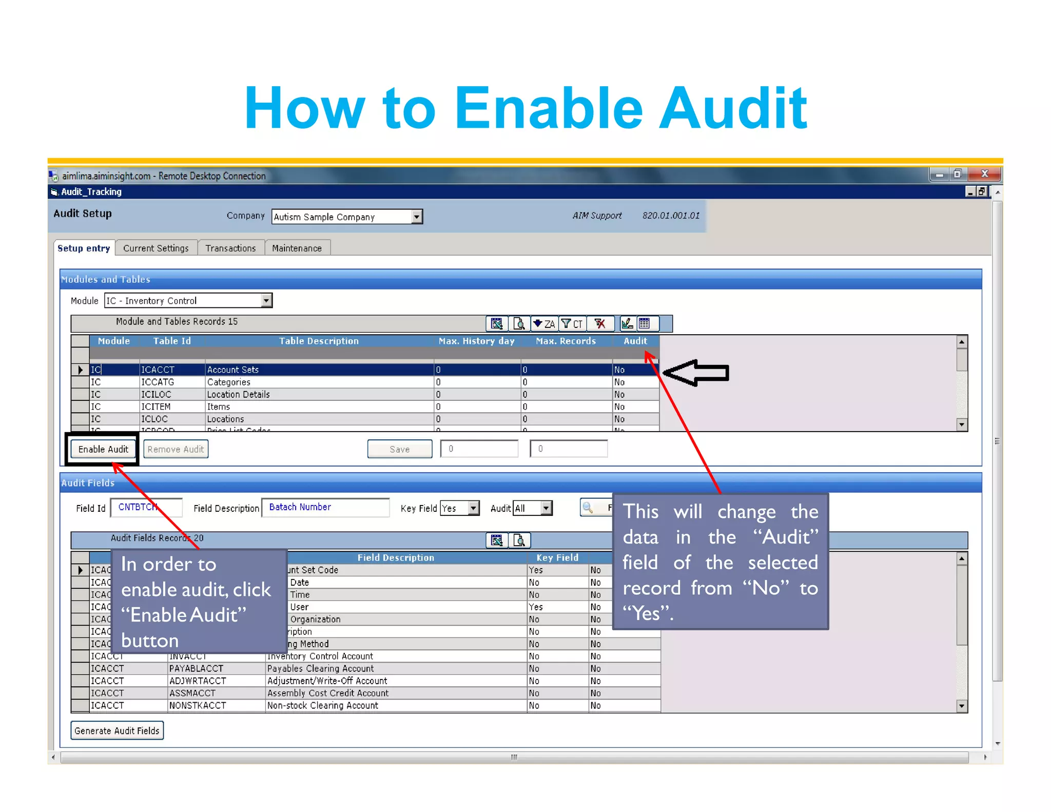 Audit Module | PPT
