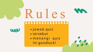 MENJAWAB KUIZ AGAMA ISLAM UNTUK MURID SEKOLAH | PPTX