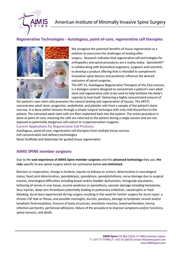 AIMIS procedures annex 1 | PDF