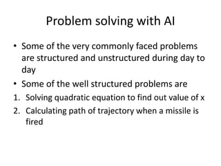 INTRODUCTION TO ARTIFICIAL INTELLIGENCE | PPTX