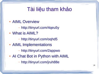 Giới thiệu về AIML | PDF