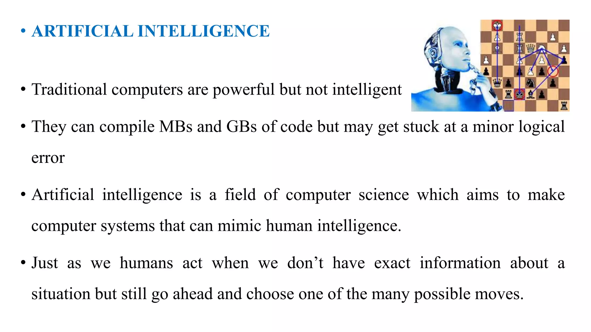 ARTIFICIAL INTELLIGENCE AND MACHINE LEARNING | PDF