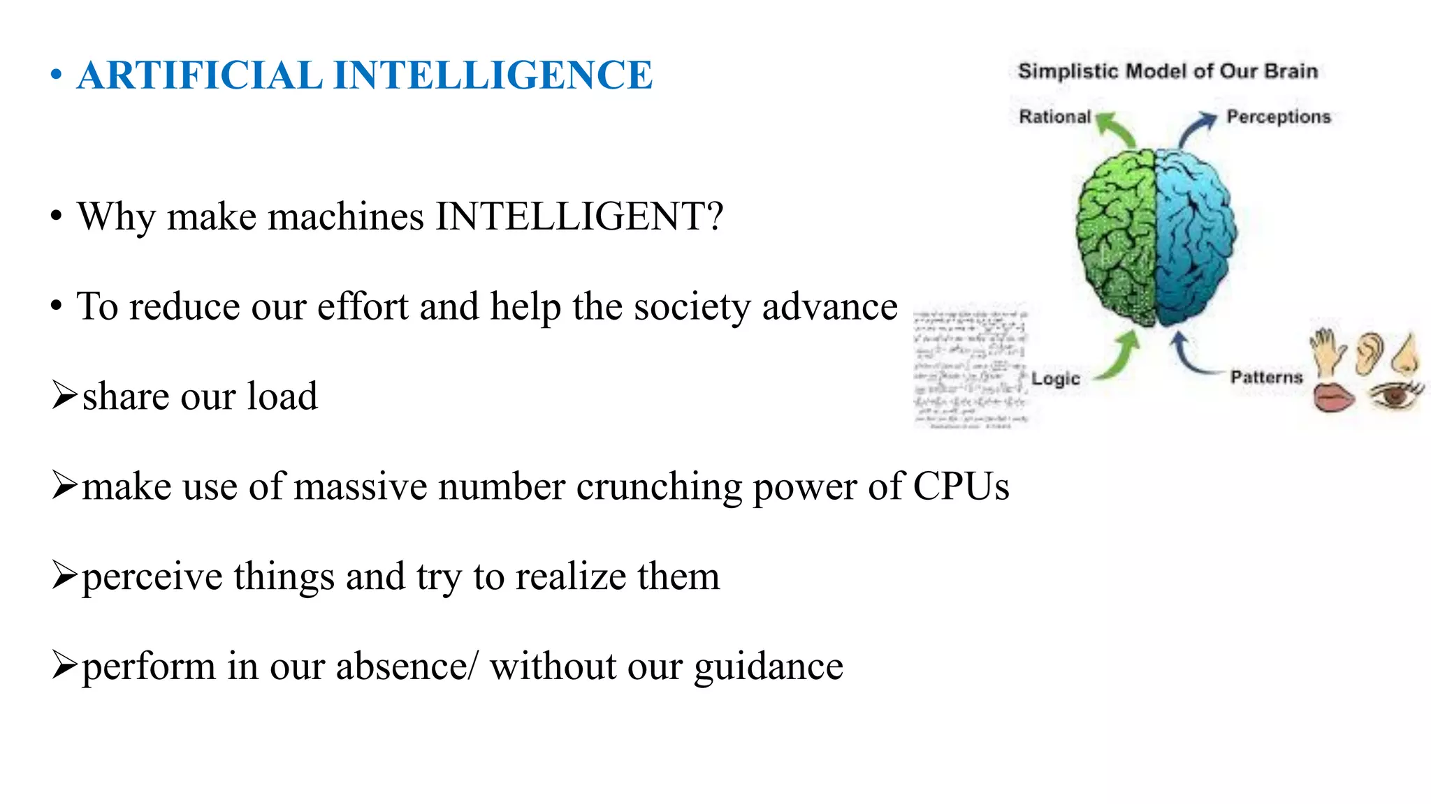 ARTIFICIAL INTELLIGENCE AND MACHINE LEARNING | PDF