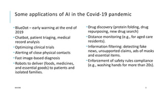 AI in the Covid-19 pandemic | PDF