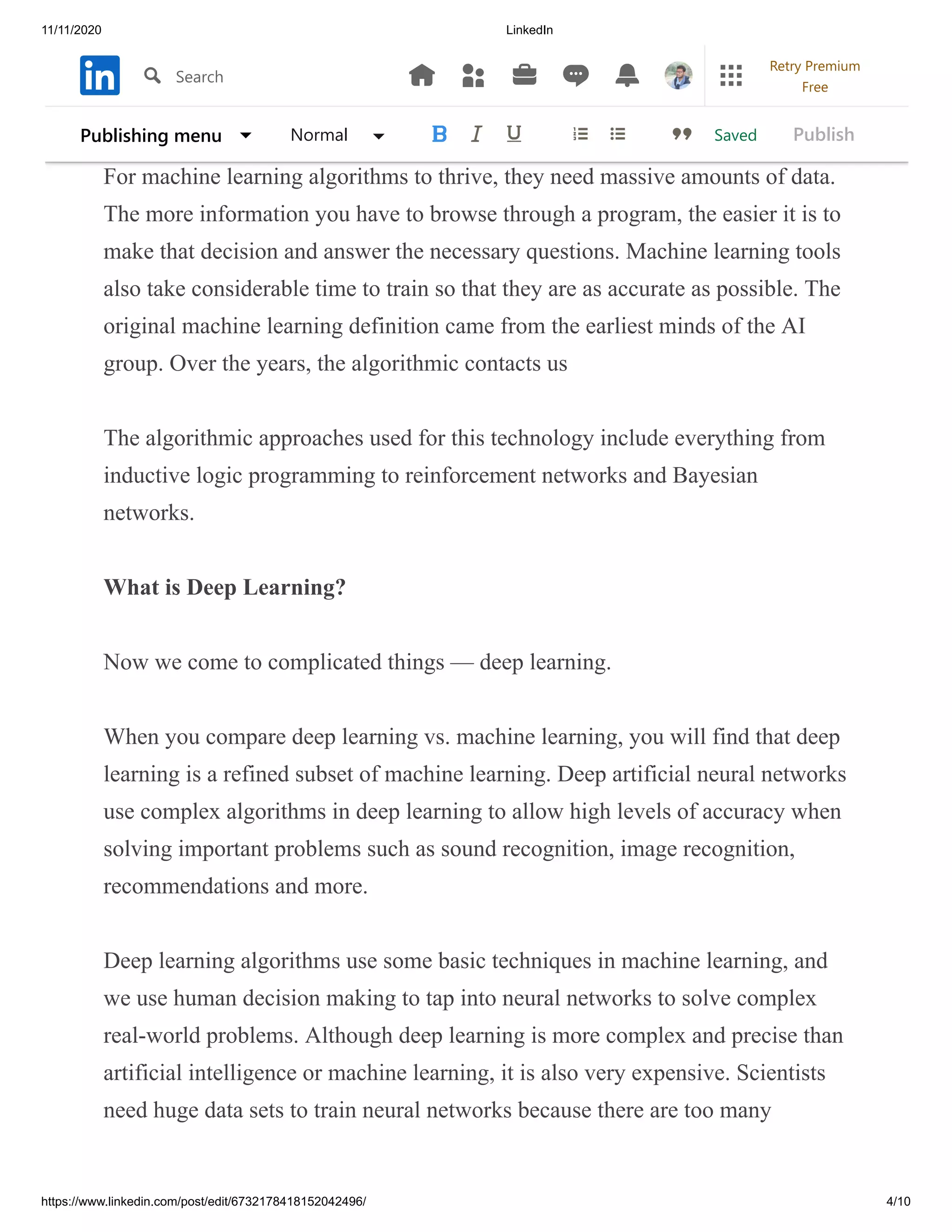 Artificial Intelligence Vs Machine Learning Vs Deep Learning | PDF