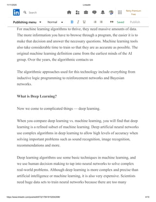 Artificial Intelligence Vs Machine Learning Vs Deep Learning | PDF