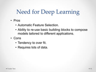 Artificial Intelligence, Machine Learning and Deep Learning | PPTX