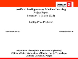 Laptop price detector system ppt.final ai | PPTX