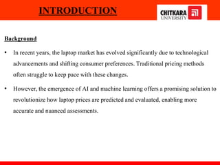 Laptop price detector system ppt.final ai | PPTX