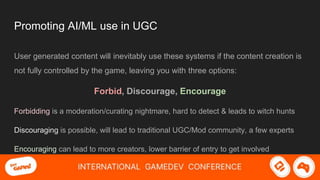 AI / ML for Indies / Tyler Coleman (Retora Games) | PPT