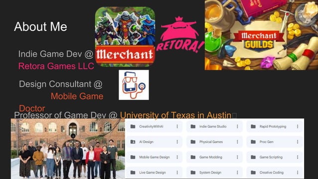 AI / ML for Indies / Tyler Coleman (Retora Games) | PPT