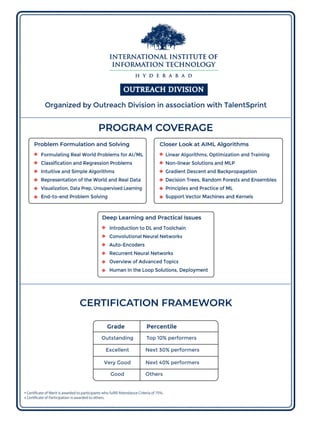 Artificial Intelligence _IIITH Certificate | PDF