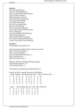 AI & ML Lab Manual1_BCE.pdf artificial intelligence | PDF