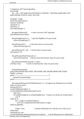 AI & ML Lab Manual1_BCE.pdf artificial intelligence | PDF