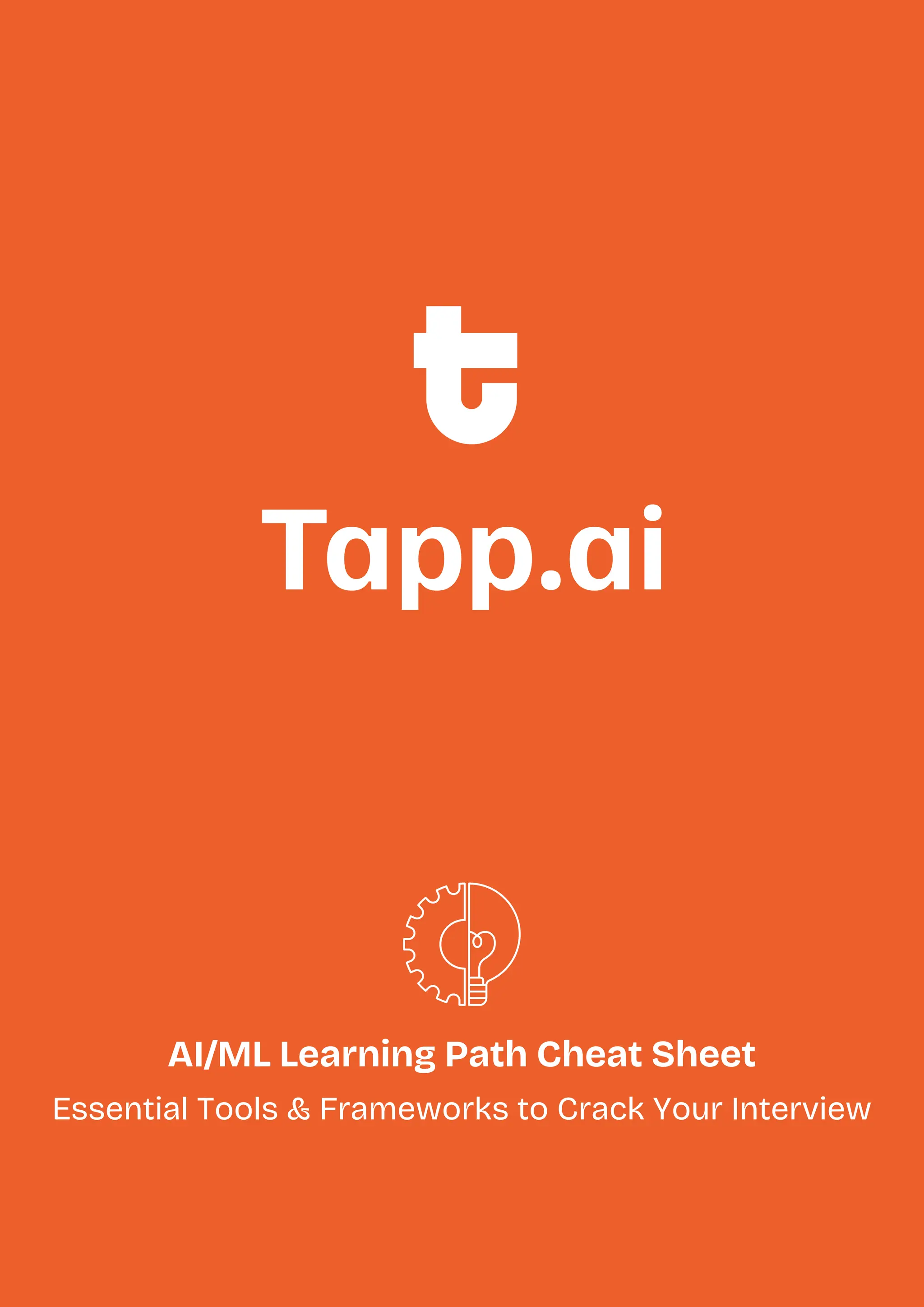 AIML Learning Path Cheat Sheet Essential Tools & Frameworks to Crack Your Interview.pdf