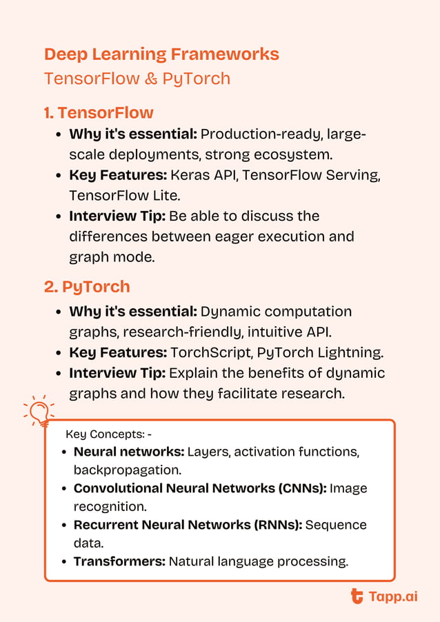 AIML Learning Path Cheat Sheet Essential Tools & Frameworks to Crack Your Interview.pdf