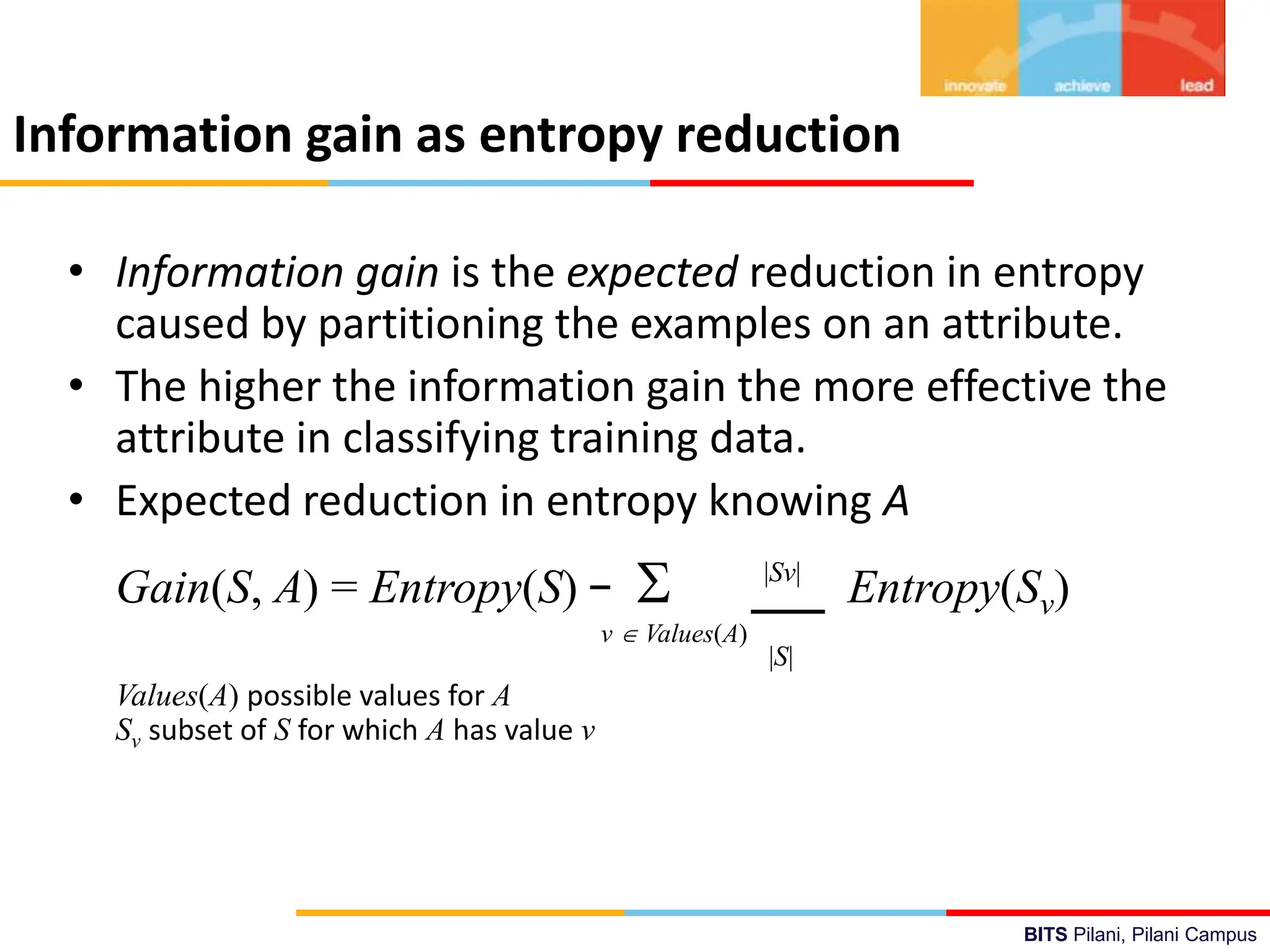 Machine learning decision tree AIML ML Lecture 7.pptx