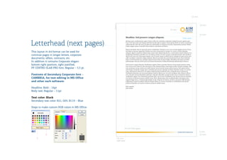 Aim Group International | Logo Guide | PDF