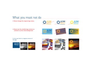 Aim Group International | Logo Guide | PDF