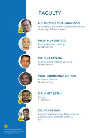 AI and Machine Learning PG program | PDF