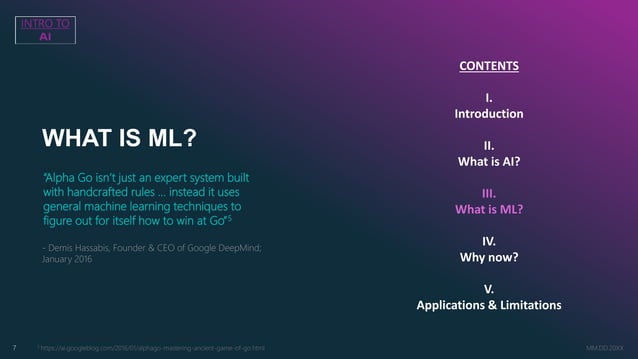 AI & ML Overview | PPTX
