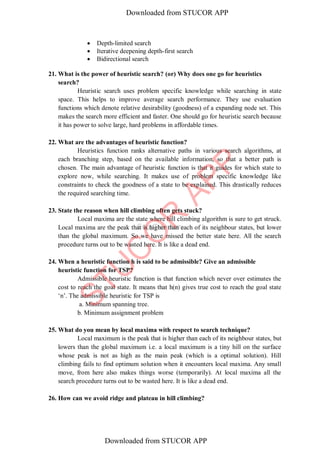 ARTIFICIAL INTELLIGENCE AND MACHINE LEARNING | PDF