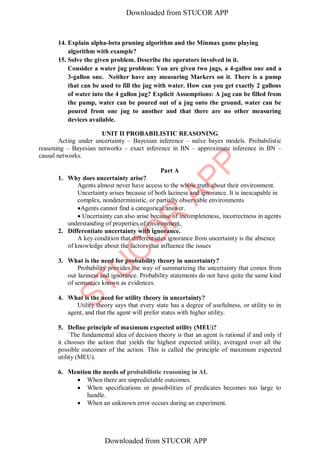 ARTIFICIAL INTELLIGENCE AND MACHINE LEARNING | PDF