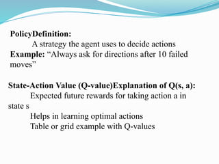Reinforcement Learning in Artificial Intelligence And Machine Learning | PPT