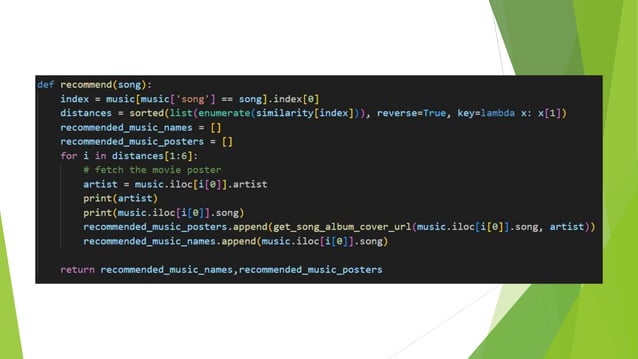 Aiml ppt pdf.pdf on music recommendation system | PPT