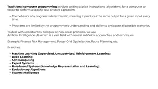 AI/ML session by GDSC ZHCET AMU, ALIGARH | PPT