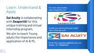 Artificial Intelligence and Machine Learning Training & Virtual Internships Program | PDF