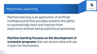 Artificial Intelligence and Machine Learning Training & Virtual Internships Program | PDF