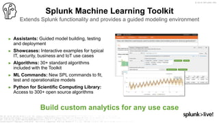 Mit Splunk Artificial Intelligence und Machine Learning mehr aus Ihren Daten herausholen | PPTX