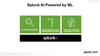 Mit Splunk Artificial Intelligence und Machine Learning mehr aus Ihren Daten herausholen | PPTX