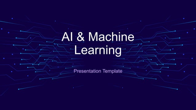 AI & Machine Learning Presentation Template | PPTX