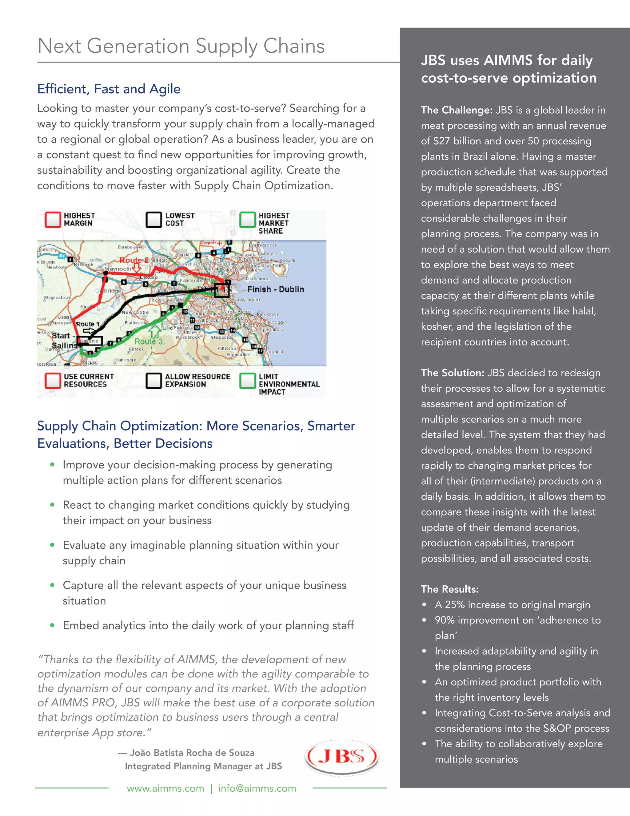 Supply Chain Optimization with AIMMS | PDF
