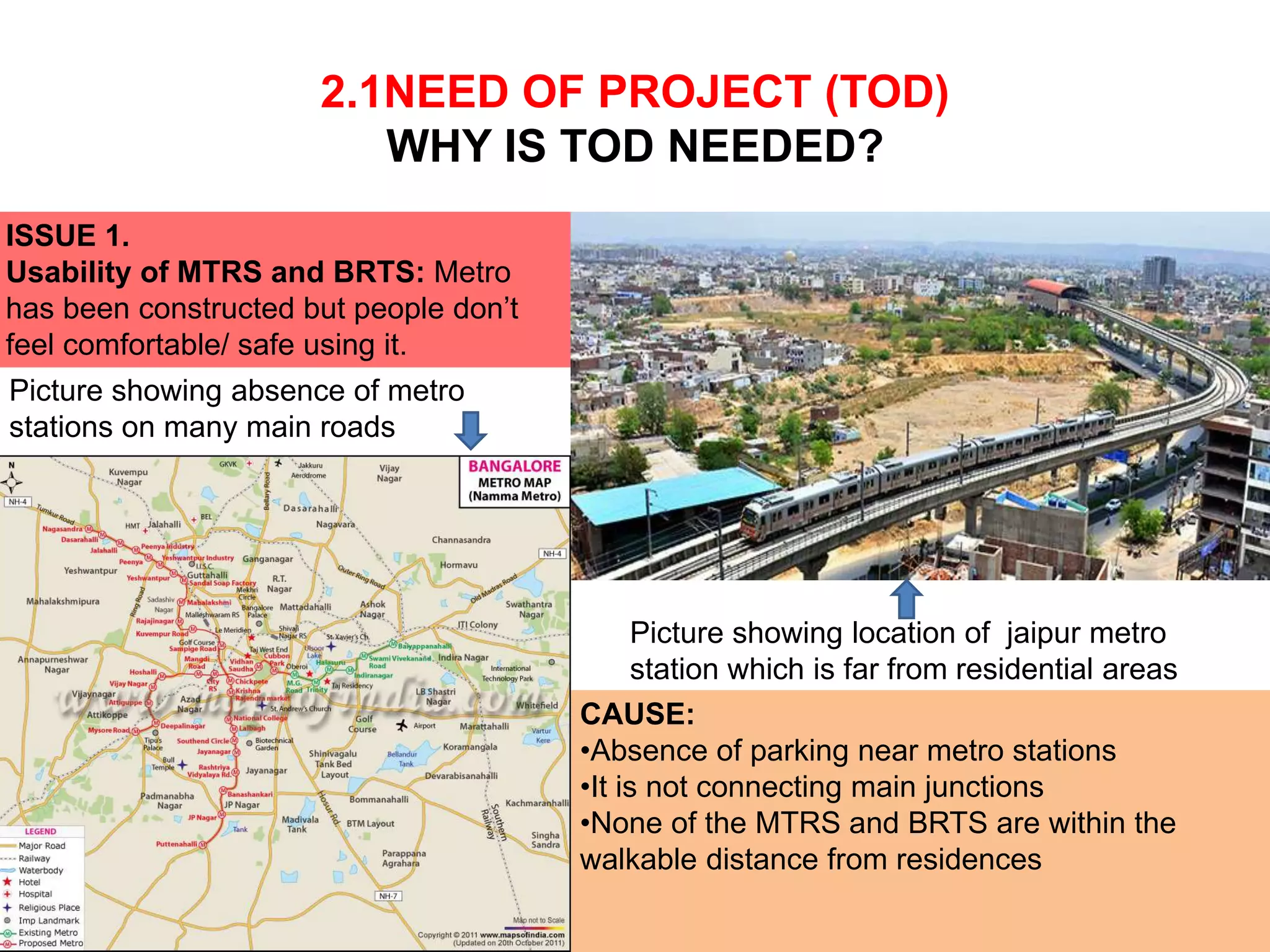 Aim, objective and methodology of transit oriented development (TOD) | PPTX