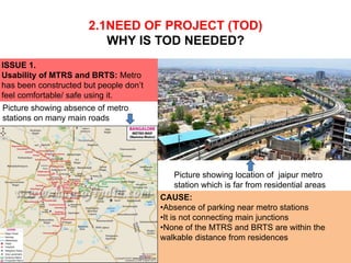 Aim, objective and methodology of transit oriented development (TOD) | PPTX
