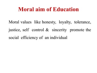 Aim of education | PPTX