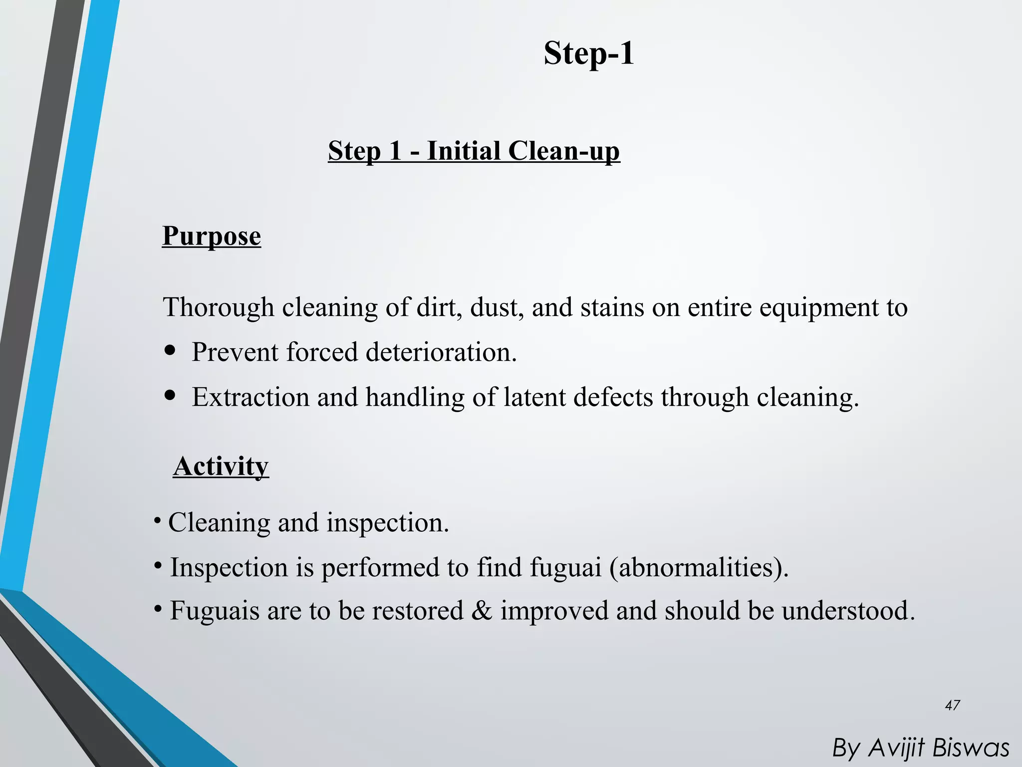 Aim of tpm 16 losses/7 Steps of Jhisu Hozen | PPT