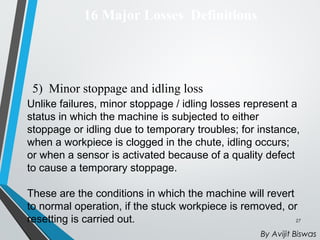 Aim of tpm 16 losses/7 Steps of Jhisu Hozen | PPT