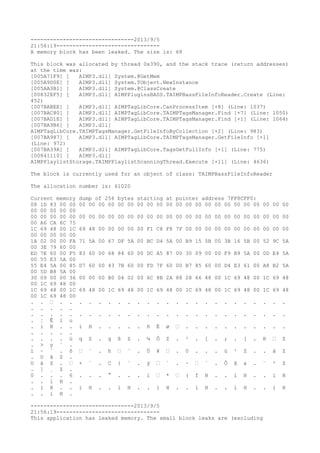 Aimp3 memory manager_eventlog | TXT | Operating Systems | Computer ...
