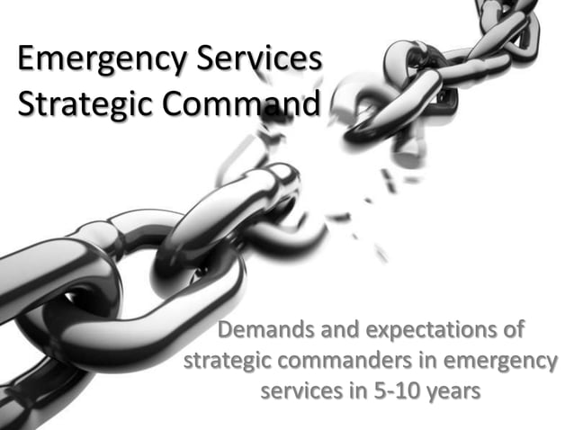 Emergency Services Strategic Command | PPTX | Internet | Computing