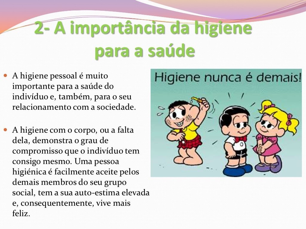 A importância da higiene para a saúde