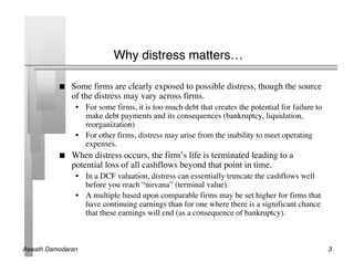 Valuing Firm in Distress - A.Damodaran | PDF