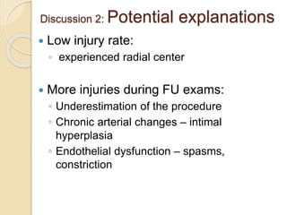Miklik R - AIMRADIAL 2014 - Radial artery injury | PPT