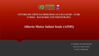 ESCALA MOTORA INFANTIL DE ALBERTA - AIMS | PDF