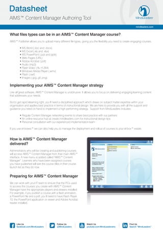 AIMS Content-manager | PDF | Desktop Publishing | Computer Software and Applications